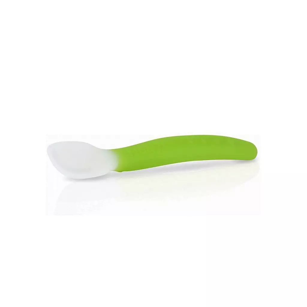 Jual Nuby Nuby Kids Garden Fresh Silicone Spoon With Case Yellow ...