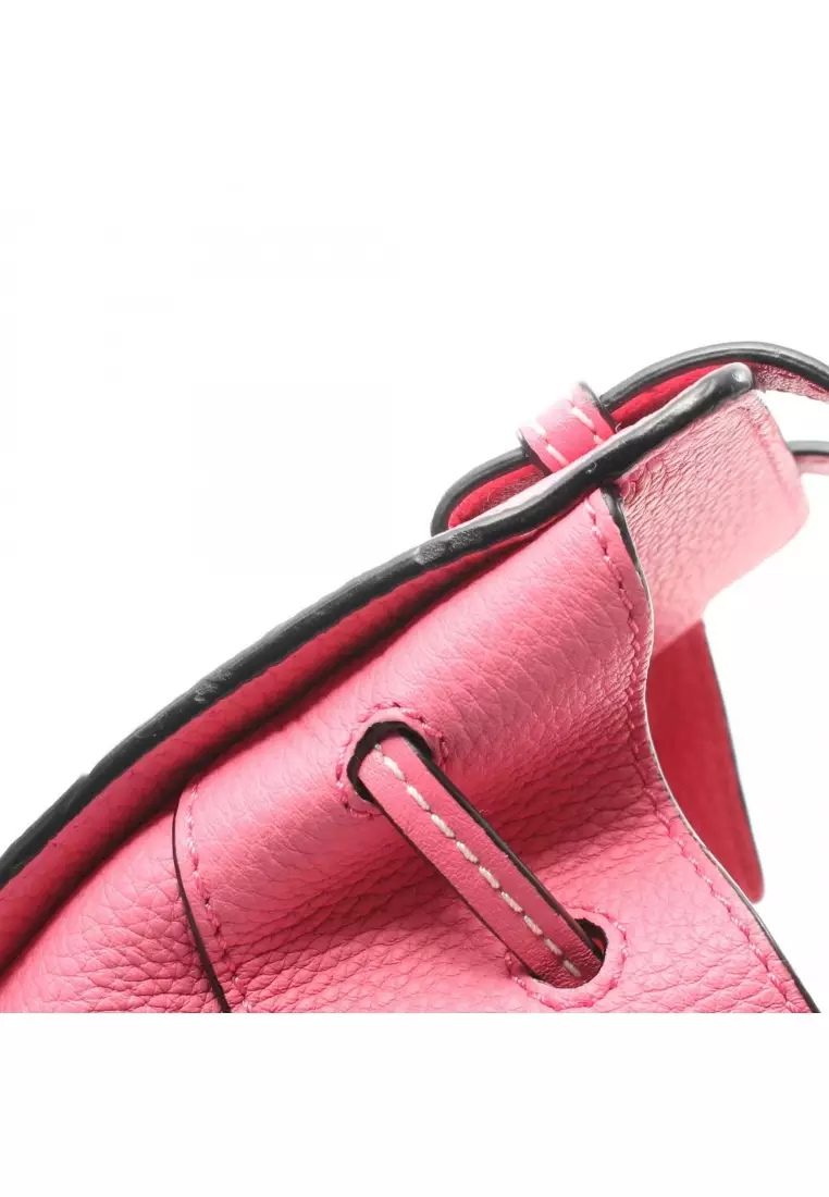 Buy Loewe Pre-Loved LOEWE hammock drawstring mini Shoulder bag leather ...