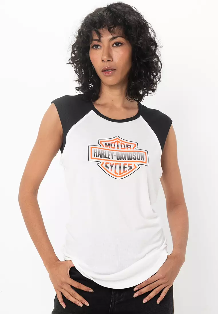 Jual Harley Davidson Harley-Davidson®Chrome Evo Raglan Tank Original ...