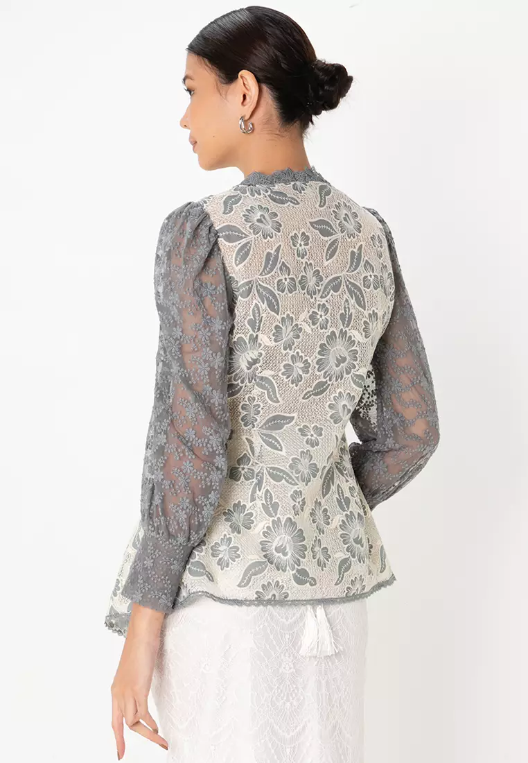 Buy EMBARA Java Kebaya Top 2025 Online | ZALORA
