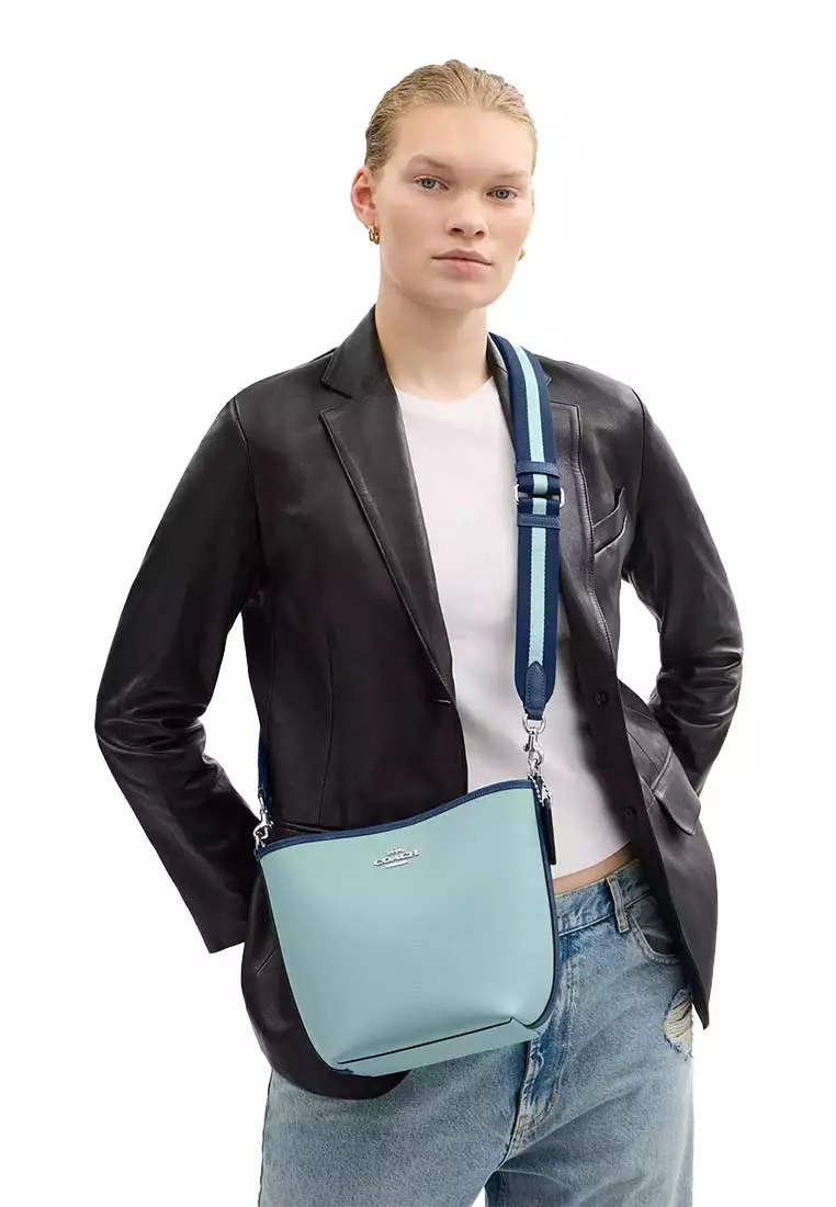 Buy Coach City Bucket Bag In Colorblock Light Blue/Deep Blue CBA54 2026 ...