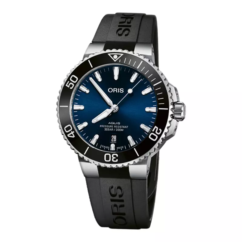 Jual Oris Jam Tangan Pria Oris Aquis 01-733-7766-4135-07-4-22-64FC Date ...