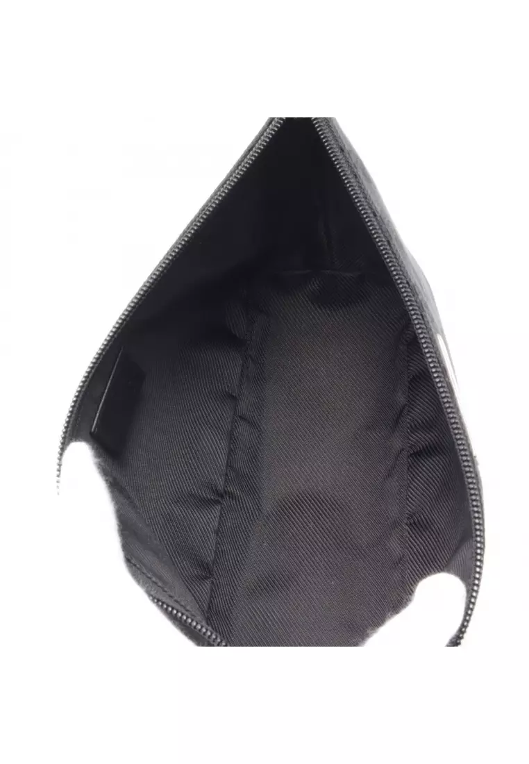 Gucci Pre-Loved Gucci GG canvas accessory pouch Handbag canvas leather ...