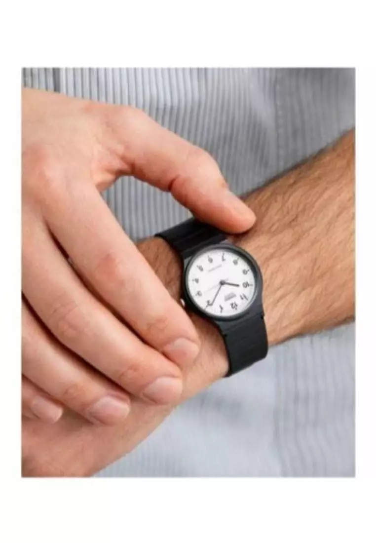 Buy Casio Men's Analog MQ-24-7BLDF Black Resin Band Casual Watch Online | ZALORA Malaysia