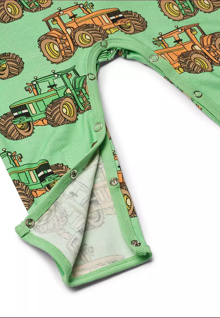 Buy Smafolk Long-sleeved baby suit with tractors 2026 Online | ZALORA ...