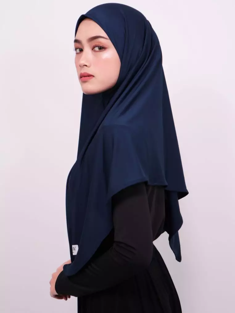 Jual DAW Project DH009 Hijab Instan Sofia Navy Original 2025 | ZALORA Indonesia
