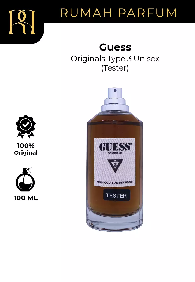 Jual Guess Guess Originals Type 3 Unisex (Tester) 100 ML Original 2024 ...