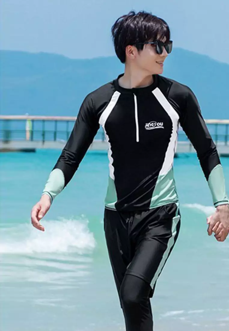 Buy LYCKA LLL3038 Korean Style Men Rash Guard 3-Pieces Set Multi 2024 ...