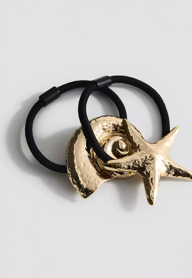 Buy Mango Set Of Marine-Design Hair Bands 2025 Online | ZALORA Philippines