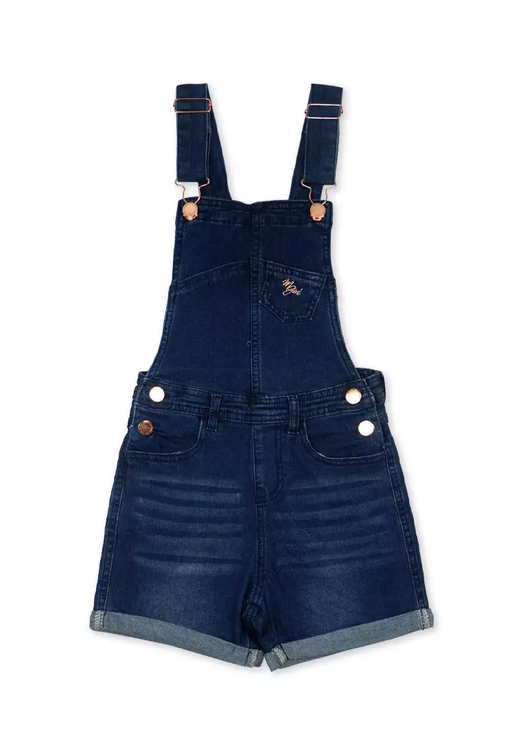 Buy MOOSE GIRL Girls Denim Jumper Short 2025 Online | ZALORA Philippines