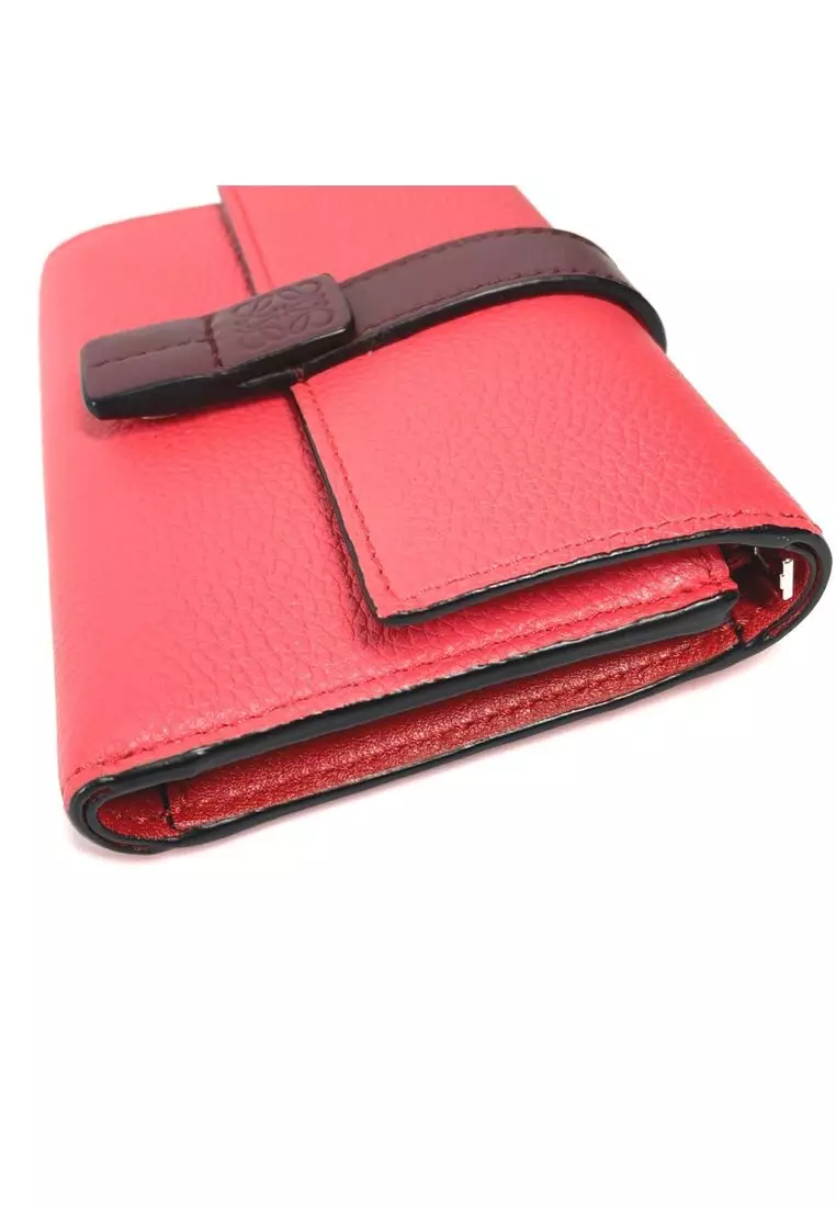 Buy Loewe Pre-Loved Loewe Pink Leather Trifold Wallet 2025 Online ...