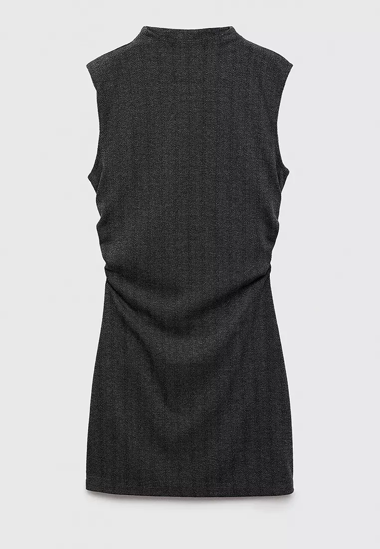 Buy Mango Herringbone Pattern Dress 2024 Online | ZALORA Philippines