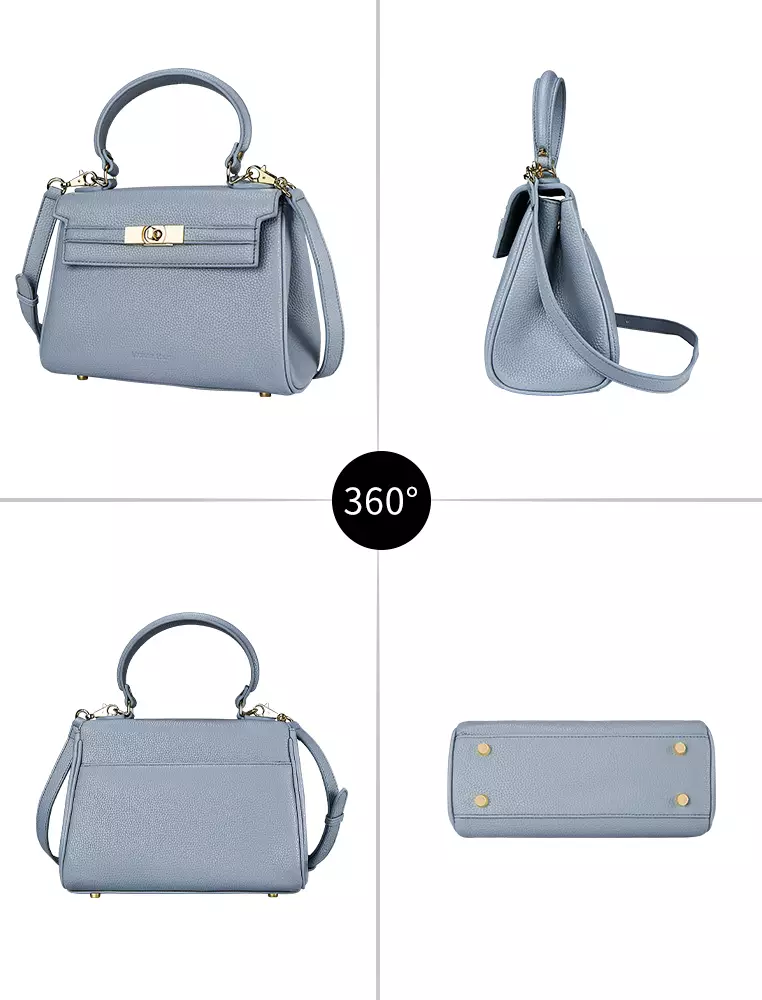 Buy Victoria Hyde London Small Leather Top Handle Bag, Victoria S ...