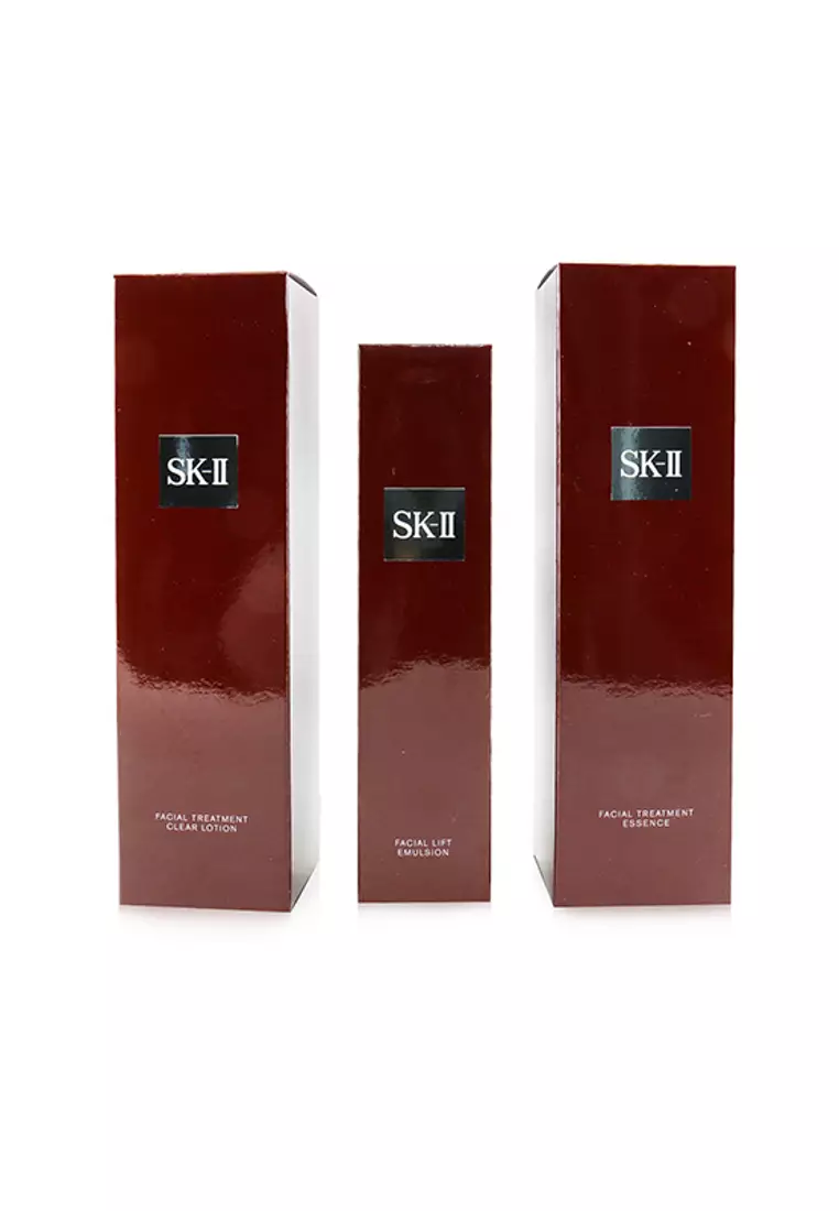 Buy SK-II SK-II - Pitera Deluxe Hydrating 3-Pieces Set: Facial Treatment Essence 230ml + Facial ...