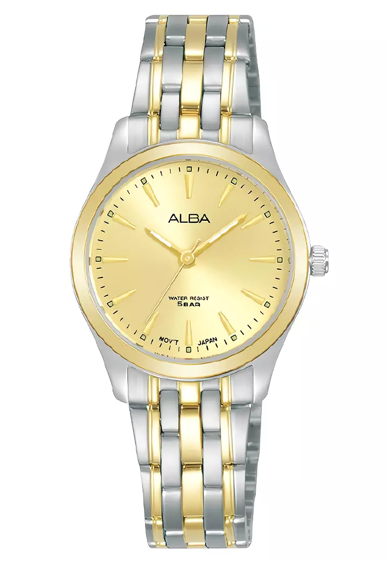 Jual Alba Alba ARX134X1 Jam Tangan Analog Wanita Silver Gold ...