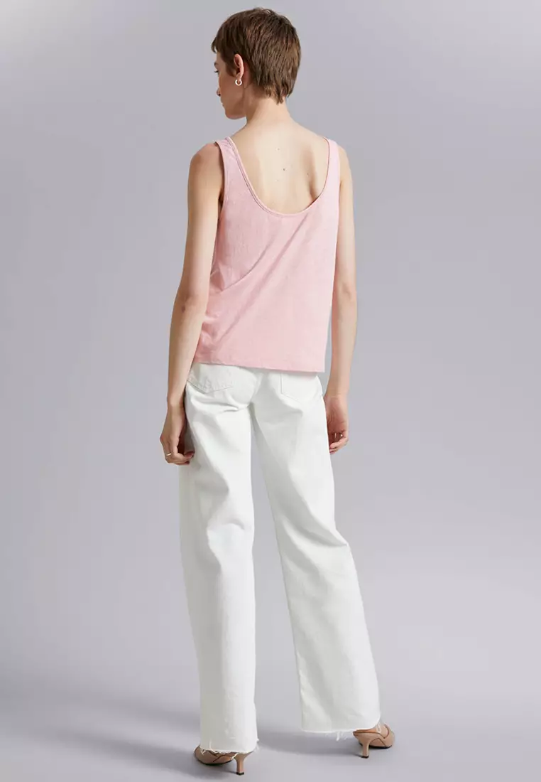 Buy And Other Stories Scooped Neck Top Online Zalora Malaysia