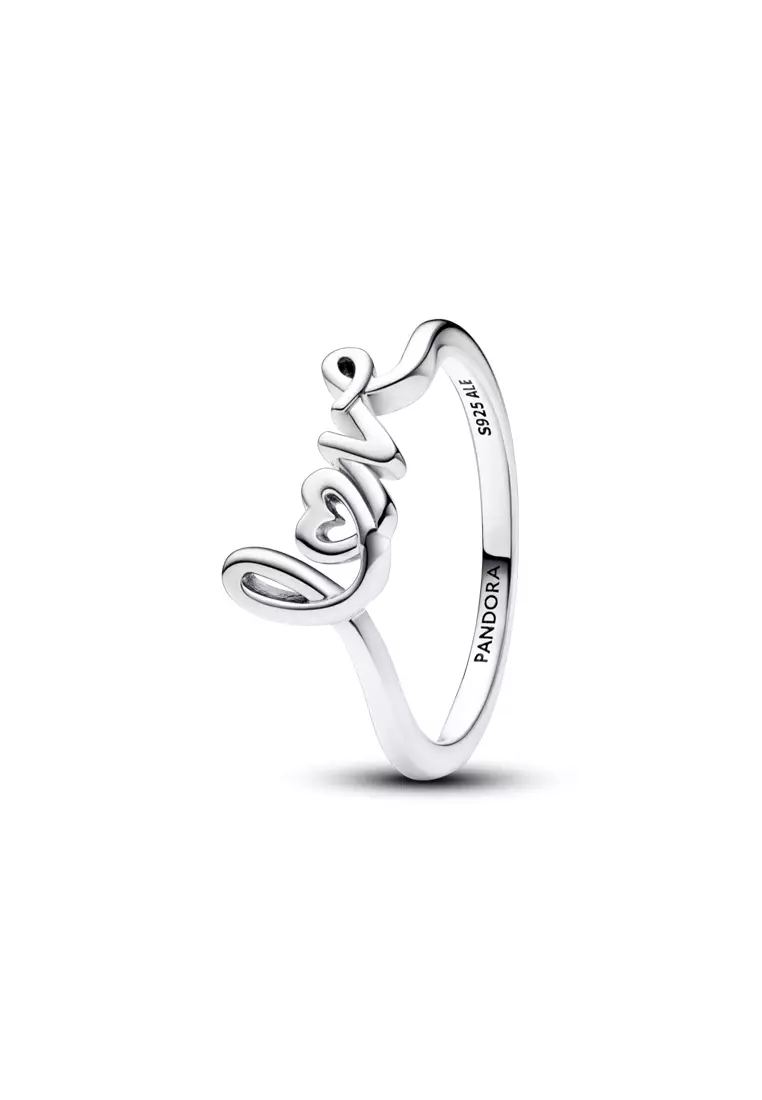 Buy PANDORA Pandora Handwritten Love Ring Online | ZALORA Malaysia