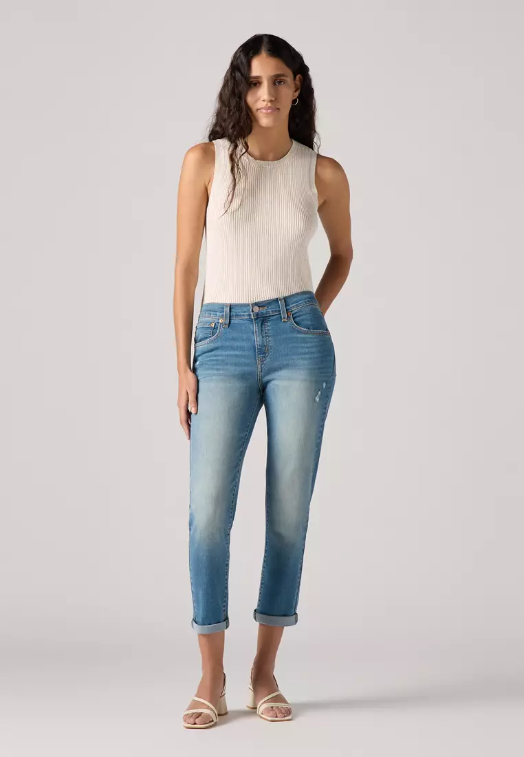 Jual Levi's Levi's® Women's Mid-Rise Boyfriend Jeans (19887-0360 ...