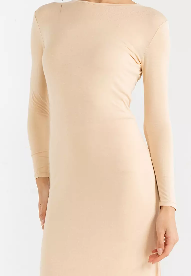 Jual ZALIA BASICS Round Neck Inner Dress Original 2025 | ZALORA Indonesia