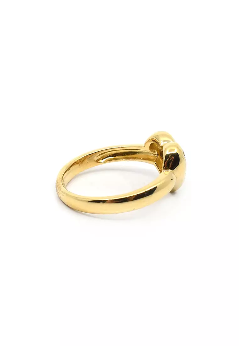 Buy CEBUANA LHUILLIER JEWELRY 18K Japan Made Yellow Gold Lady Ring With ...