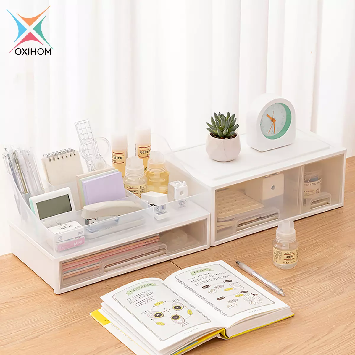 Jual Oxihom Oxihom ST2041 Laci Lemari Plastik Susun Tempat Kotak Penyimpanan Drawer Storage ...