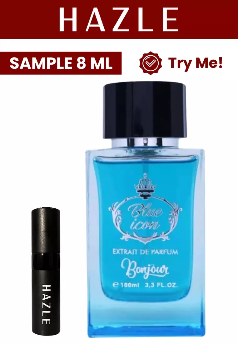Jual Bonjour [Sample] Blue Icon Man Extrait De Parfum 8 ml Original ...
