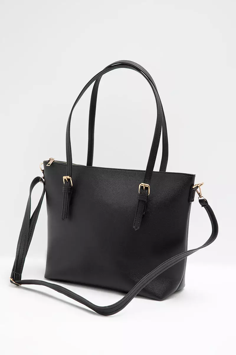 Jual Berrybenka Label Tekka Viona Tote Bag Black Original 2026 | ZALORA ...