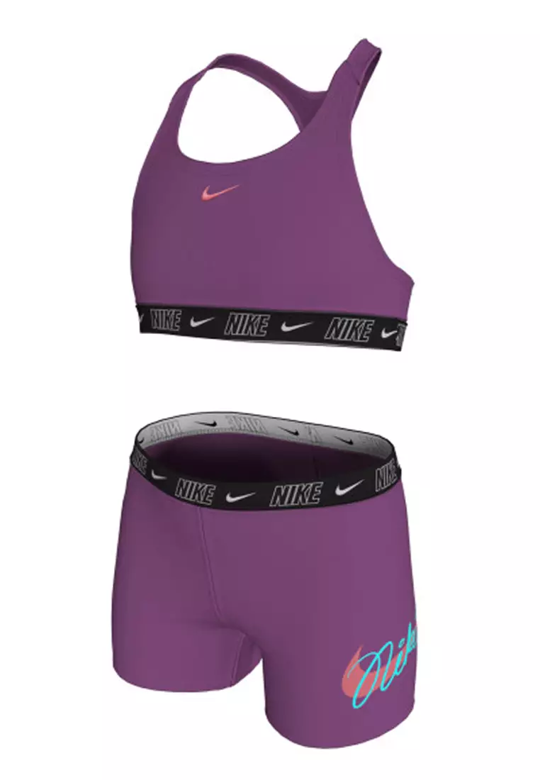 Buy Nike Nike Swim Girl's (Kids) Racerback Bikini & Short Set Online ...