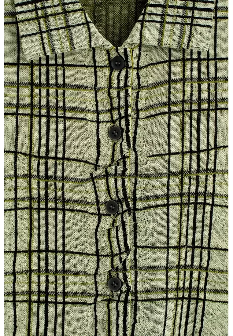 Buy COS CHECKED COTTON-JACQUARD SHIRT 2026 Online | ZALORA Philippines