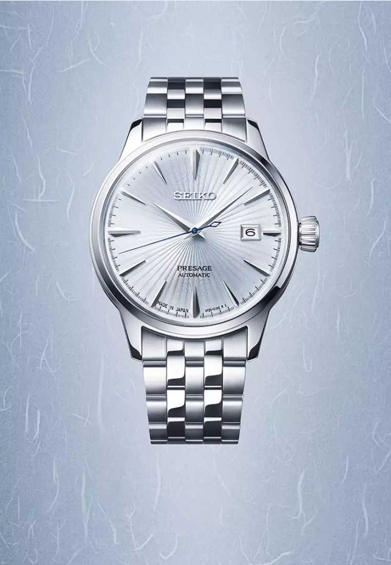 Buy Seiko Seiko Presage Cocktail Time ‘Skydiving’ Ice Blue Dial ...