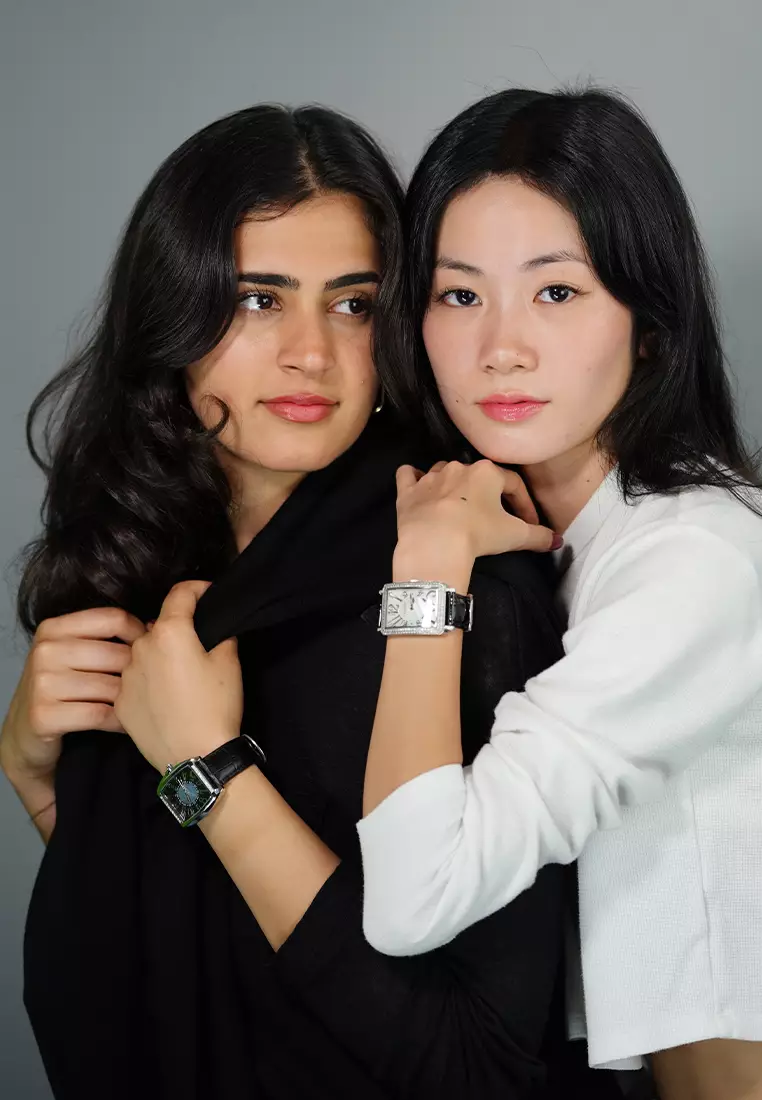 線上選購 HOPE ROSA Hope Rosa Longtime Women's White Gold Watch Mother of ...