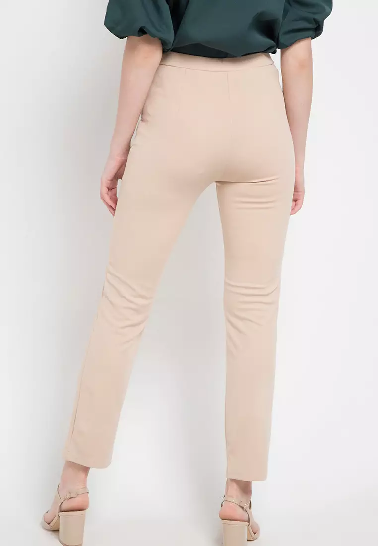 Jual Elle Basic Straight Long Pant Original 2025 | ZALORA Indonesia