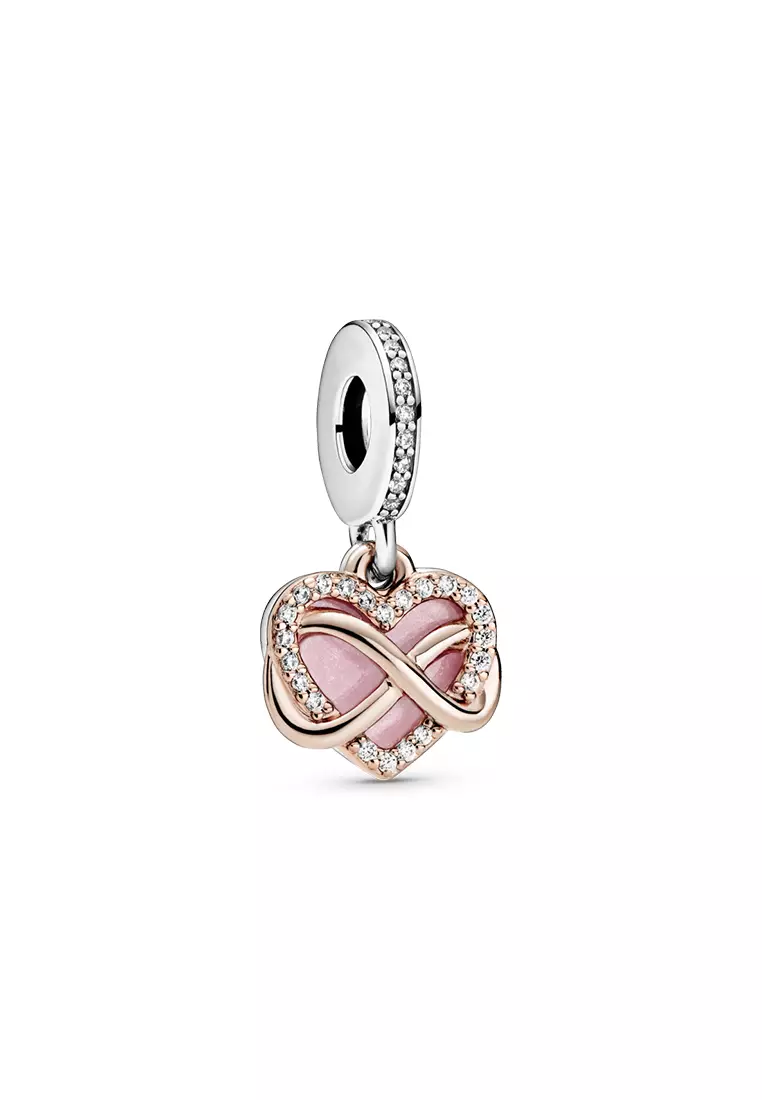 Buy PANDORA Pandora Sparkling Infinity Heart Dangle Charm Online ...