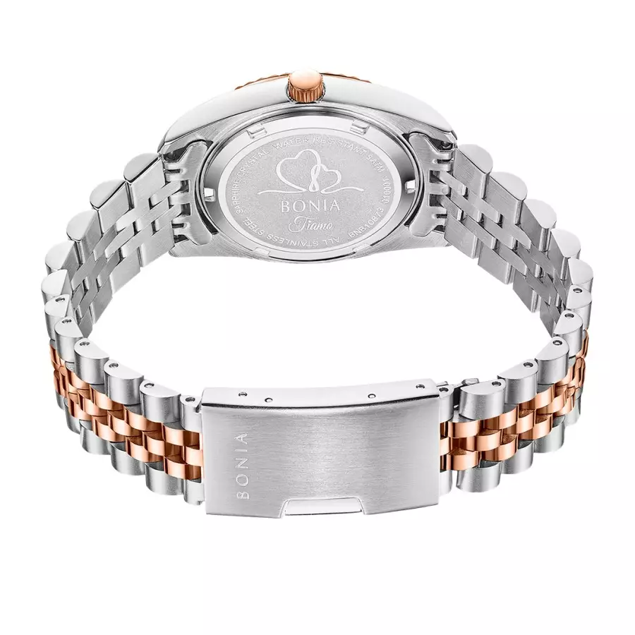 Jual BONIA Bonia Tiamo BNB10873-2677 Silver Kombinasi Rosegold Dasar ...