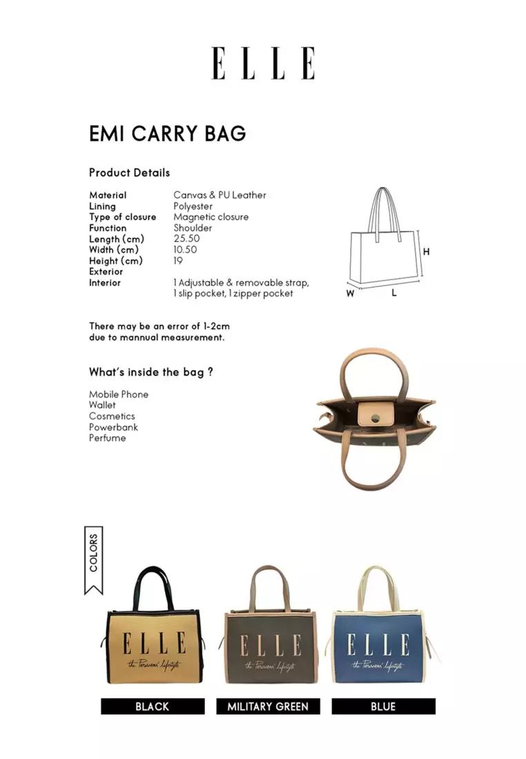 Buy ELLE EMI CARRY BAG 2025 Online | ZALORA