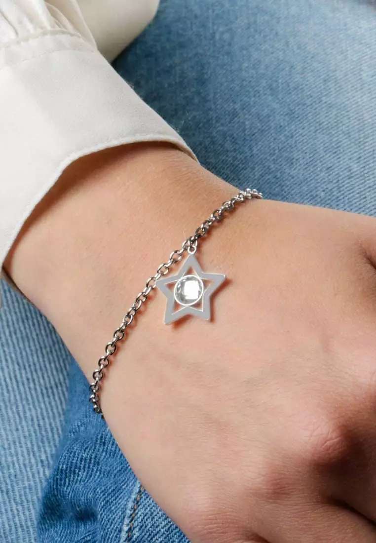Buy Morellato Cosmo Bracelet SAKI07 Steel Crystals 2026 Online | ZALORA