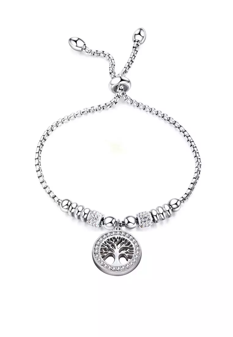 Buy CELOVIS Eden Family Tree Bracelet in Silver 2025 Online | ZALORA ...