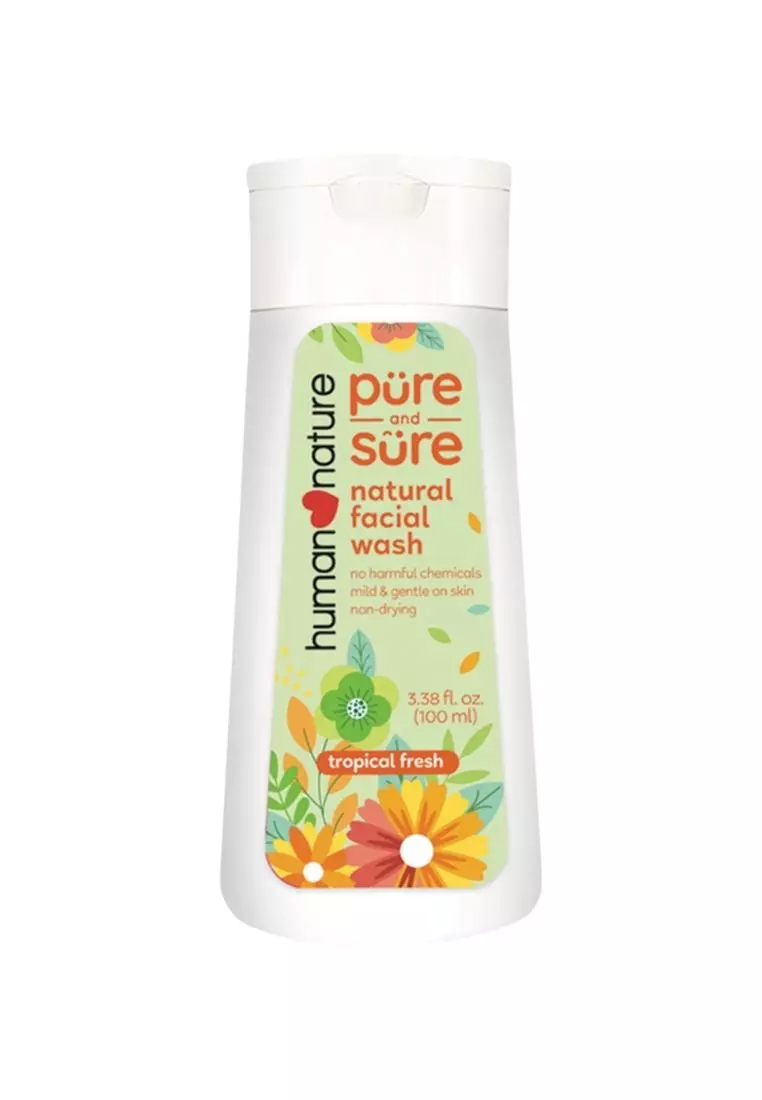 Buy Human Nature Pure & Sure Facial Wash Tropical Fresh 100ml 2025 ...