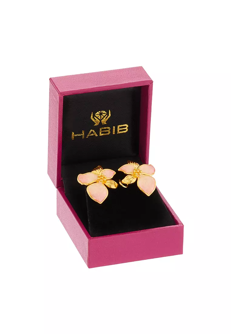 Buy HABIB HABIB 999/24K Yellow Gold Earring 9200003Y(E) 2026 Online ...