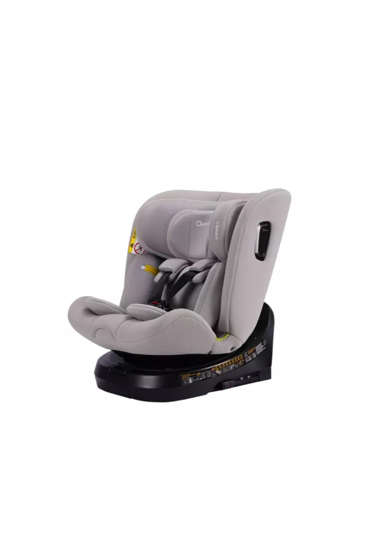 Buy QUINTON i-Smart 360 Car Seat ( Pastel Grey ) Online | ZALORA Malaysia