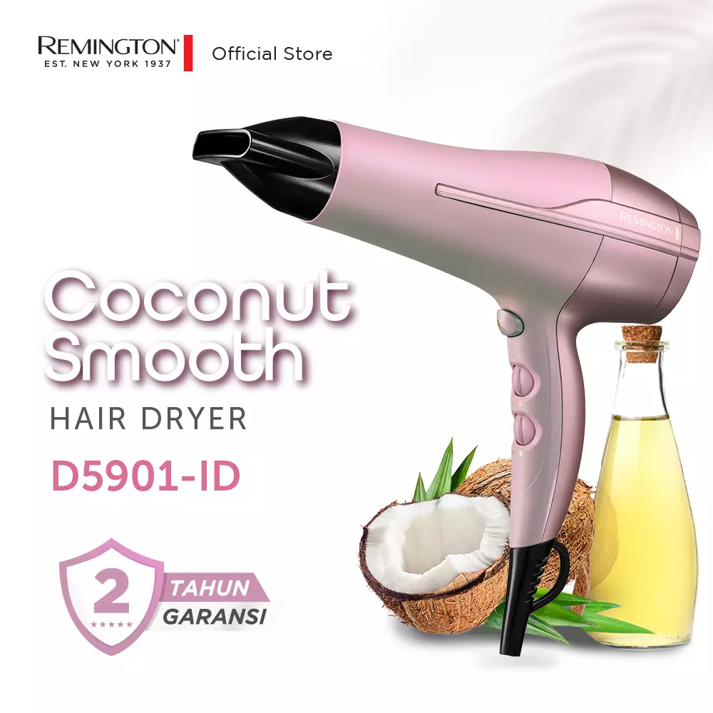 Jual Remington Remington Hairdryer / Pengering Rambut Coconut Smooth ...