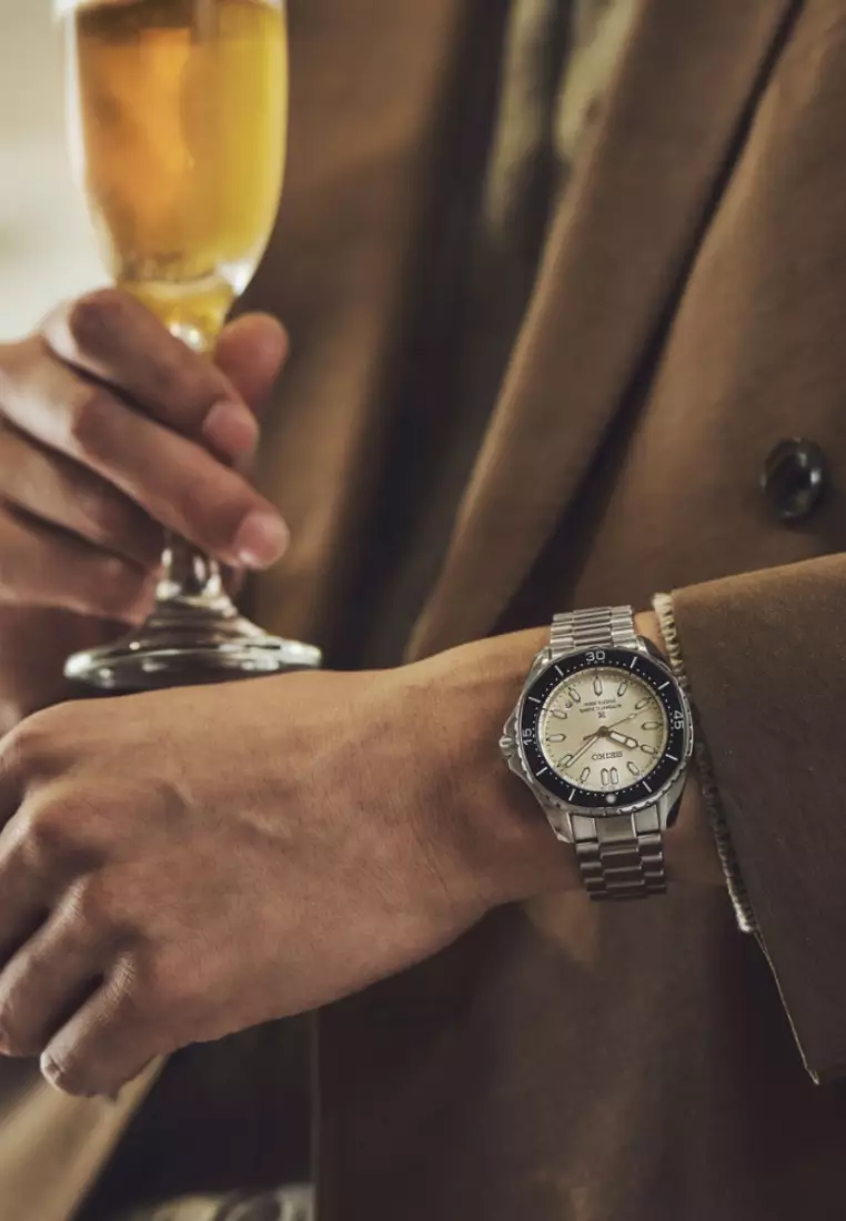 Buy Seiko Seiko Prospex Polygonal Bezel Pearl White Stainless Steel ...