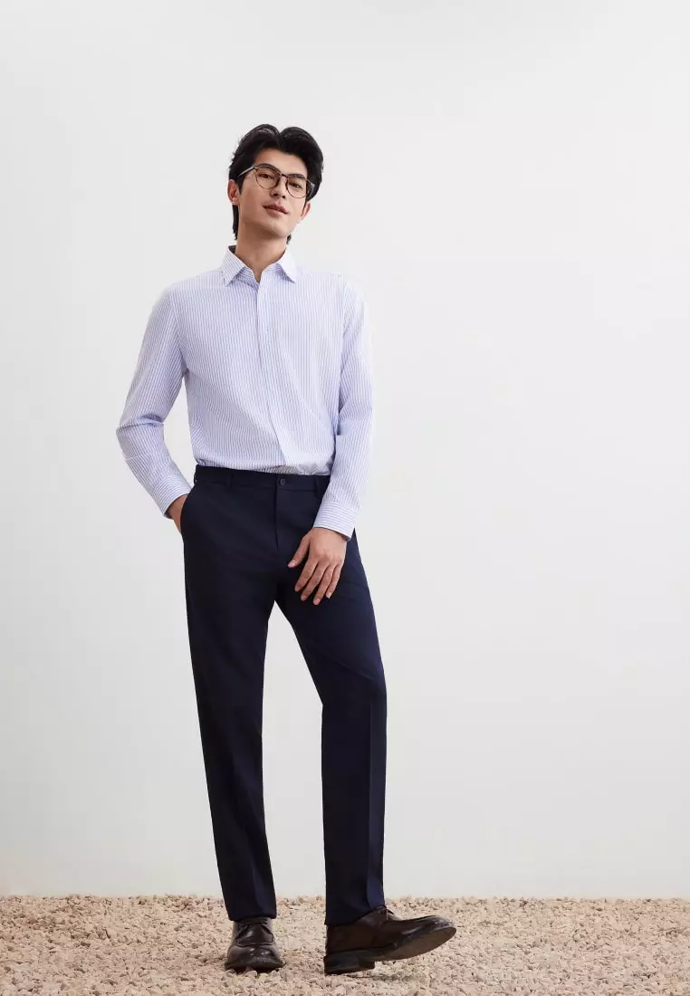 Buy G2000 G2000 Multi-Way Stretch Smart Fit Twill Suit Pants with ...