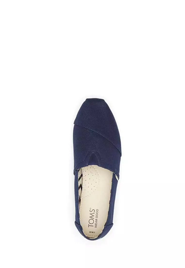 Buy TOMS Toms Women's Alpargata Slip On - Navy 2025 Online | ZALORA