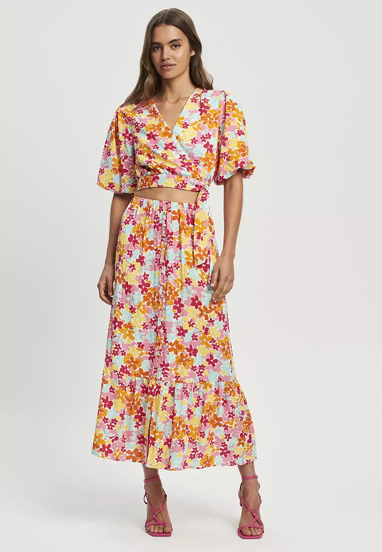 Buy Savel Hannah Wrap Blouse 2026 Online | ZALORA Philippines