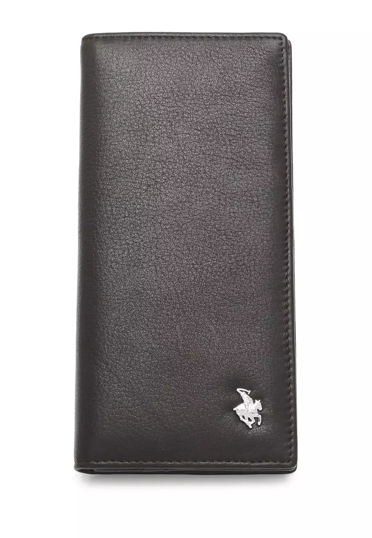 Jual Swiss Polo Men's Genuine Leather RFID Blocking Long Wallet (Dompet ...