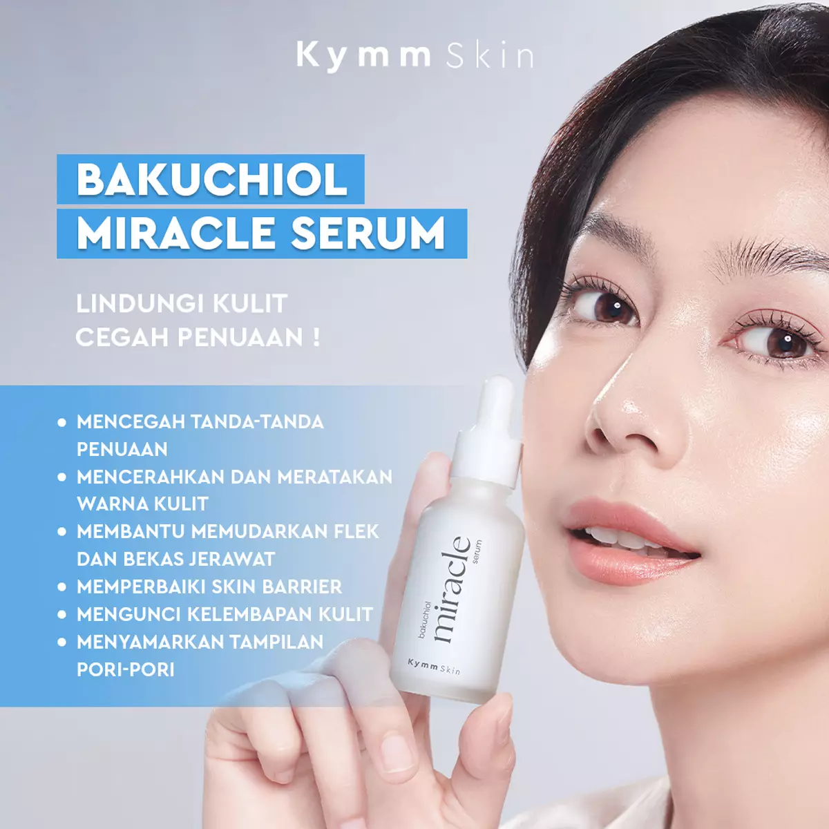 Jual Kymm Skin KYMM SKIN Miracle Bakuchiol Serum 30ML Original 2024 ...