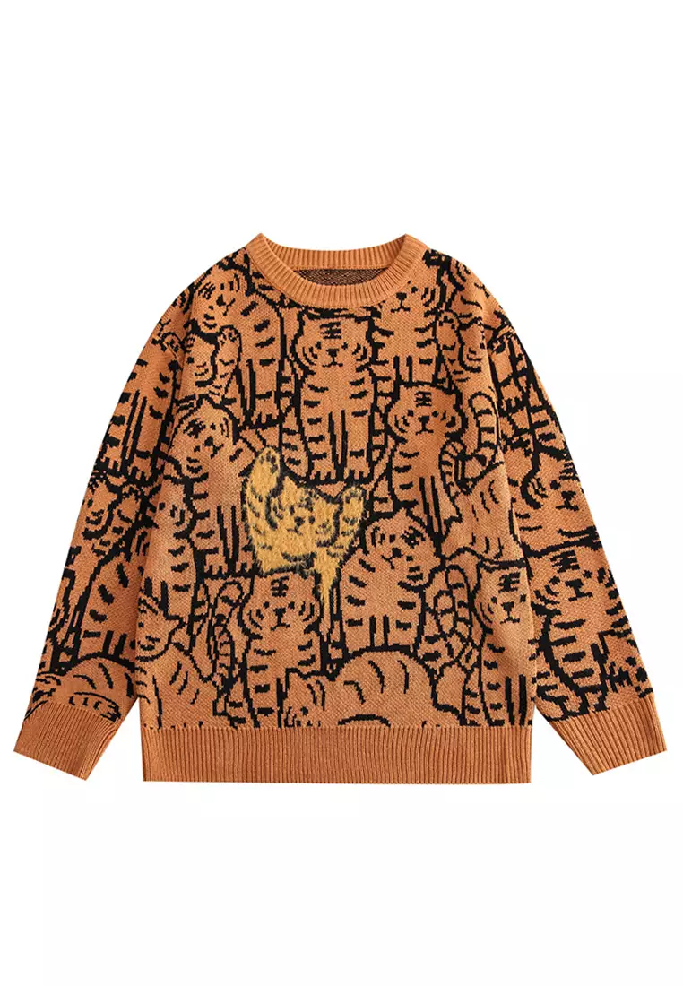 Buy Twenty Eight Shoes Cute Tiger Knit Sweater HH1318 2026 Online | ZALORA