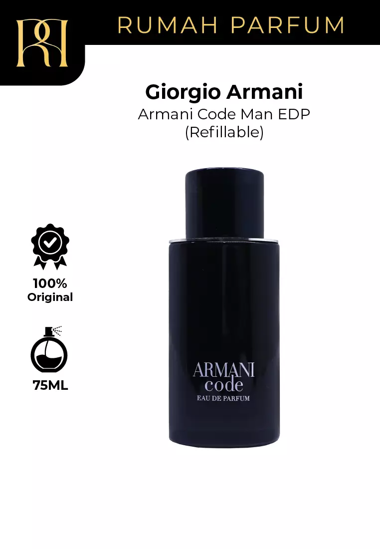 Jual Giorgio Armani Giorgio Armani Armani Code Man EDP (Refillable) 75 ...