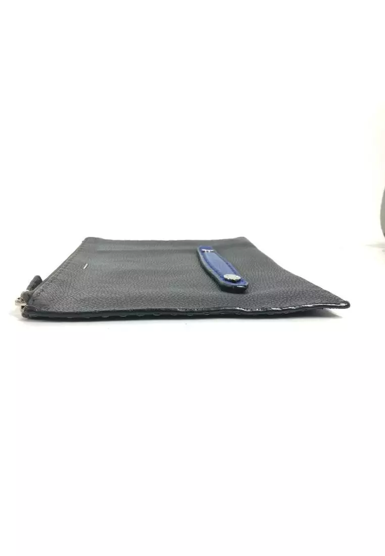 Buy Fendi Pre-Loved Fendi Gray Leather Selleria 2025 Online | ZALORA ...